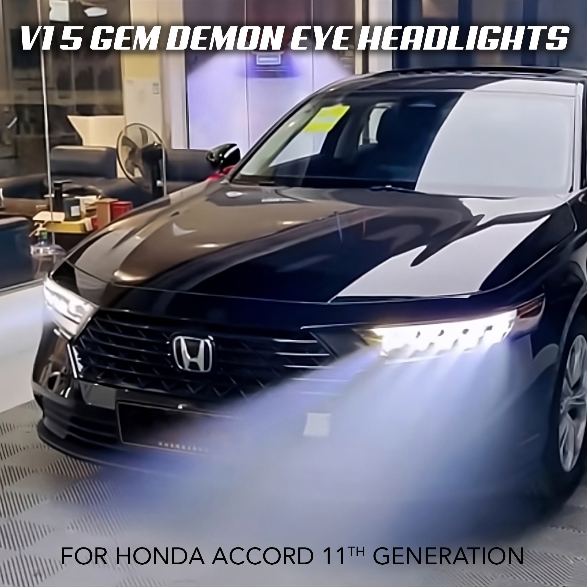 [ACCORD 2023-2025] V1 5 GEM "DEMON EYE" HEADLIGHTS – XGENAUTO