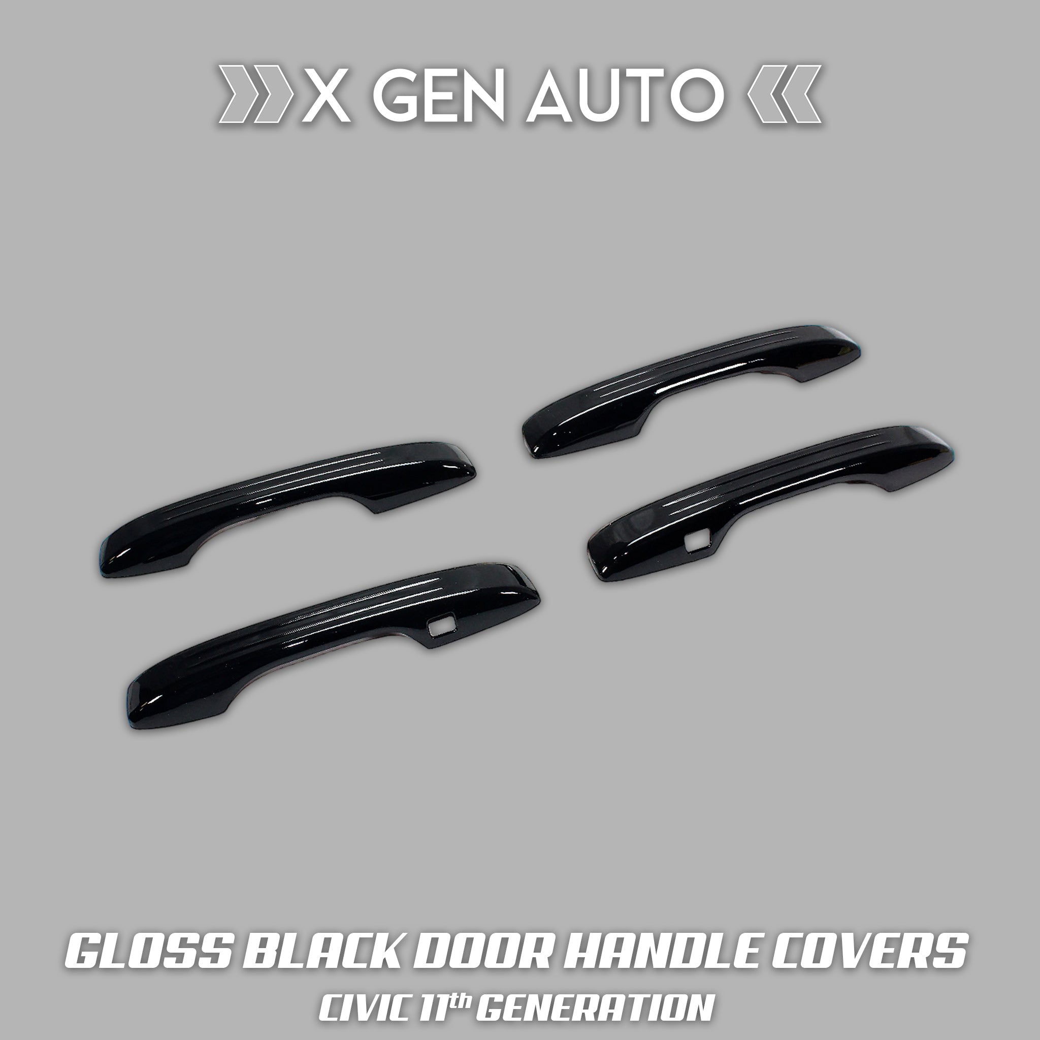 CIVIC 11TH Gloss Black Door Handle Covers