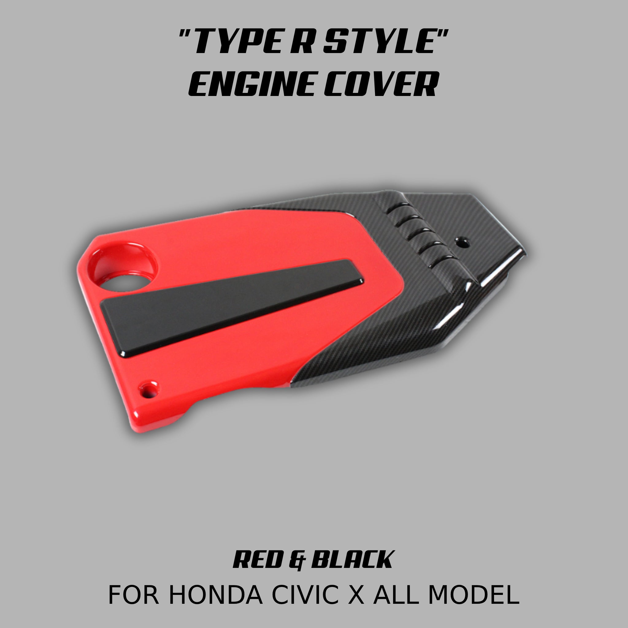 [CIVIC X] "TYPE R STYLE" ENGINE COVER – XGENAUTO