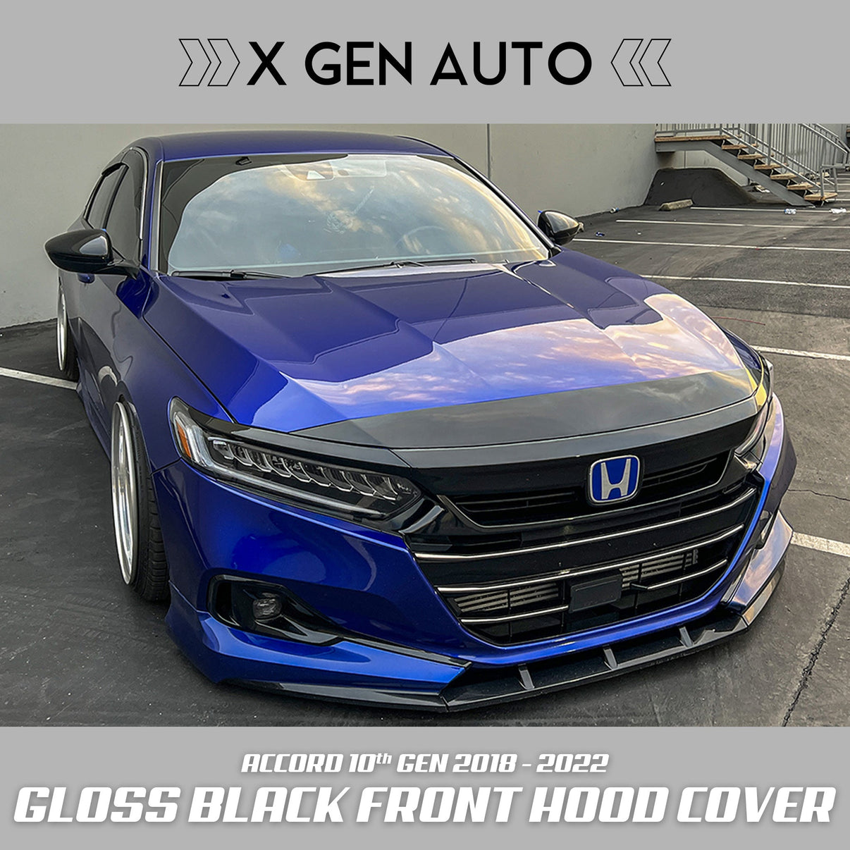 GLOSS BLACK FRONT HOOD COVER – XGENAUTO