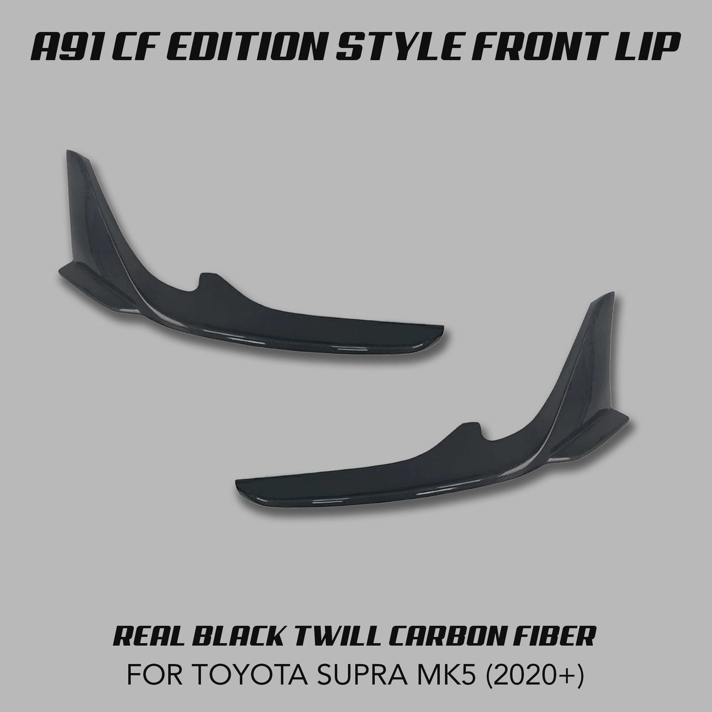 [SUPRA MK5] A91 CF EDITION STYLE FRONT LIP – XGENAUTO