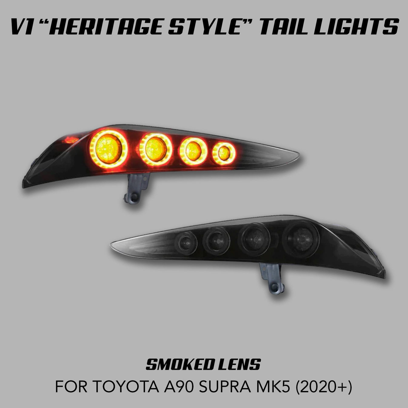 [SUPRA MK5] V1 "HERITAGE STYLE" TAIL LIGHTS – XGENAUTO