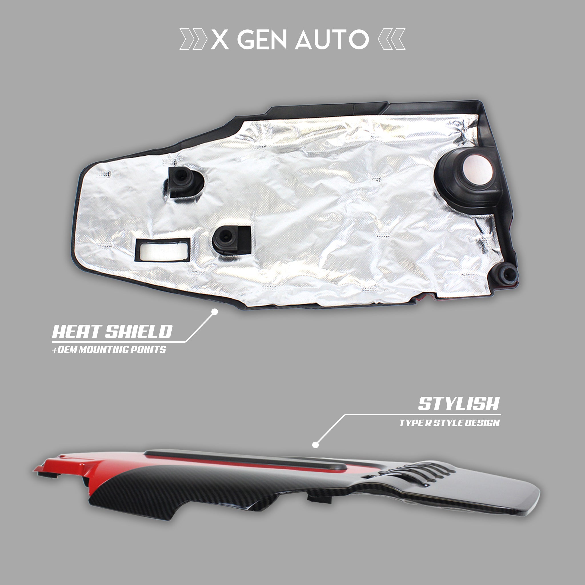 Buy Type R Style Engine Cover for Civic | Best Engine Covers for Civic ...